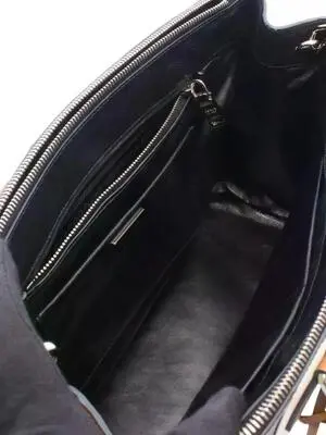 Prada 2013-2026 Saffiano Galleria Double Zip Satchel