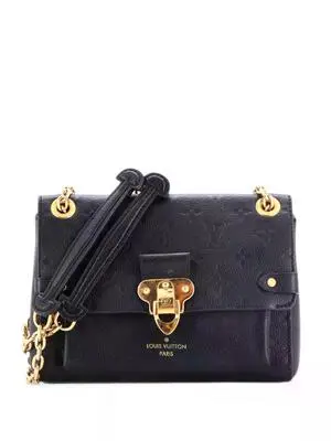 LOUIS VUITTON Vavin Handbag Monogram Empreinte Leather Bb Crossbody Bag - Black