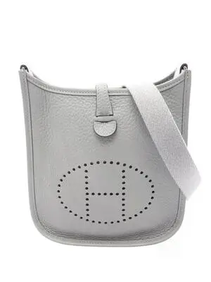 Hermès 2003 Clemence Evelyne Amazone 16 Crossbody Bag - Grey