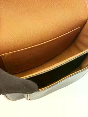 Celine 2019-2026 Medium Triomphe Coated Canvas Folco Crossbody Bag
