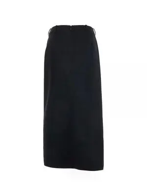 Givenchy Slashed Asymmetric Midi Skirt