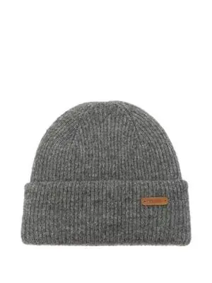 YERSE Ribbed-knit Beanie Hat - Grey