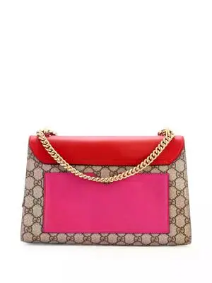 Gucci Padlock Gg Coated Canvas And Leather Medium Shoulder Bag