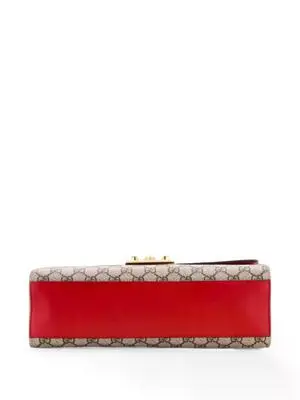 Gucci Padlock Gg Coated Canvas And Leather Medium Shoulder Bag