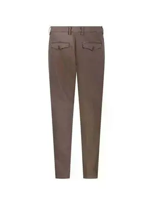 MYTHS Pleated Tapered-leg Trousers