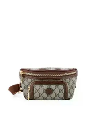 Gucci Interlocking G Patch Gg Coated Canvas Belt Bag
