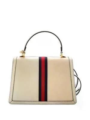 Gucci Ophidia Flap Top Handle Bag Leather Small Satchel