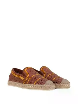 TOD'S Perforated Whipstitch Loafers