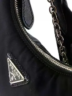 PRADA PRADA Re-Edition 2005 Sequin Embellished Tessuto Small Shoulder Bag