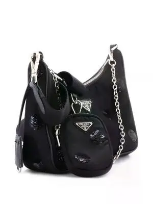 Prada Re-edition 2005 Sequin Embellished Shoulder Bag