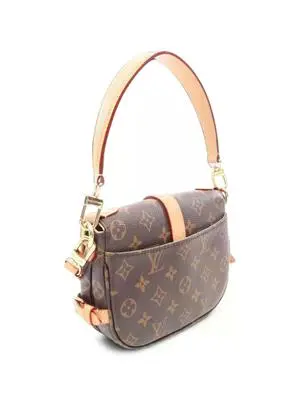 LOUIS VUITTON 2021s Bb Saumur Monogram Handbag - Brown
