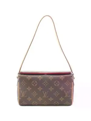 LOUIS VUITTON 2003 Monogram Recital Handbag - Brown