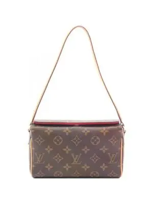 LOUIS VUITTON 2003 Monogram Recital Handbag - Brown