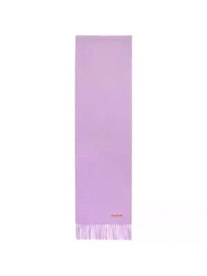Acne Studios Fringed-edge Scarf Purple