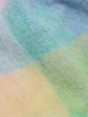 Acne Studios Mohair Check Scarf