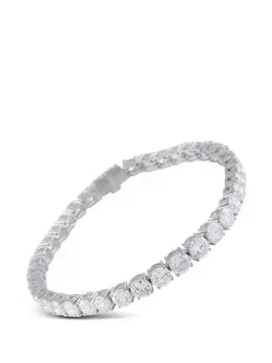 LB EXCLUSIVE Platinum Diamond Tennis Bracelet - Silver