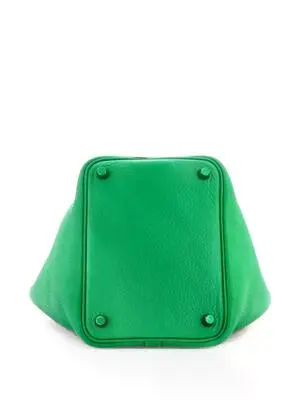 Hermès Monochrome Picotin Lock Bag Clemence Pm Bucket Bag