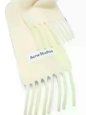 Acne Studios Skinny Mohair Scarf - White