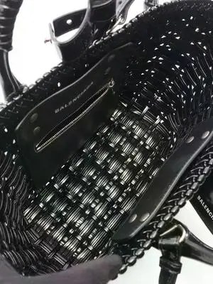 Balenciaga 2010s Xs Bistro Basket Tote Bag
