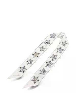 Dior 2010s Mitzah Lucky Star Scarf