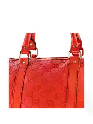 Gucci Joy Boston Bag Embossed Leather Medium Handbag