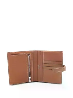 Hermès 2023 Bearn Compact Bi-fold Wallet - Brown
