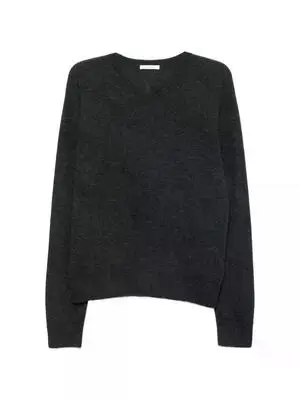 THE ROW Thamm V-neck Sweater - Grey
