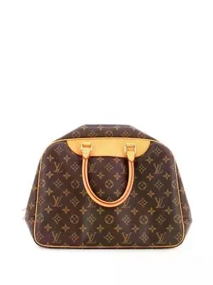LOUIS VUITTON Deauville Monogram Canvas Handbag - Brown