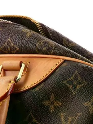 LOUIS VUITTON Deauville Monogram Canvas Handbag - Brown