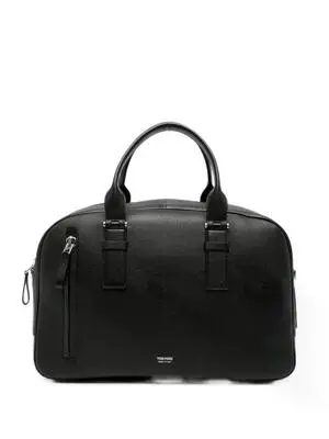 TOM FORD Pebbled Leather Tote Bag - Black