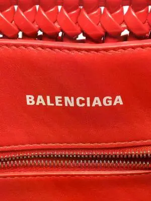 Balenciaga Bistro Basket Handbag - Red