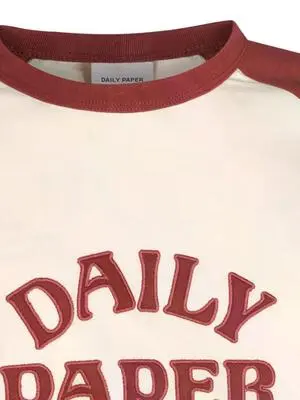 DAILY PAPER Raglan-sleeve Logo-print T-shirt