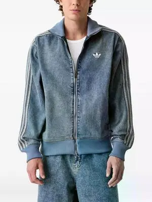 Adidas Firebird Adicolor Denim Jacket - Blue