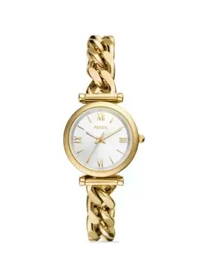 Fossil Carlie Curb-chain 28mm Watch - Neutrals