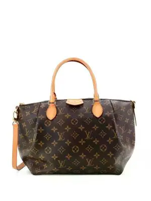 LOUIS VUITTON Turenne Handbag Monogram Canvas Pm Satchel - Brown