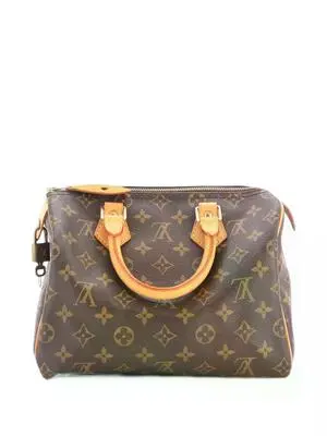 LOUIS VUITTON Speedy Handbag Monogram Canvas 25 Satchel