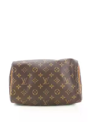 LOUIS VUITTON Speedy Handbag Monogram Canvas 25 Satchel
