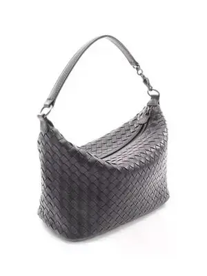 Bottega Veneta 2010s Intrecciato Clutch Bag - Black