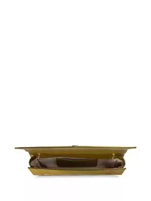 LE SILLA Satin-finish Logo-plaque Clutch Bag