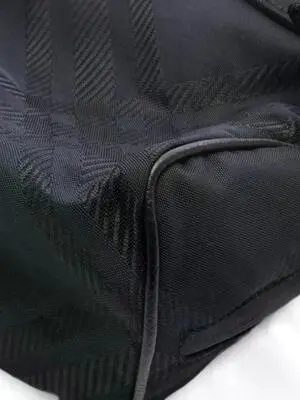 Burberry 2010s Check Jacquard Messenger Bag