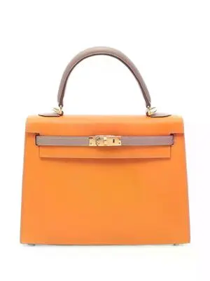 Hermès Kelly 25 Tote Bag - Orange