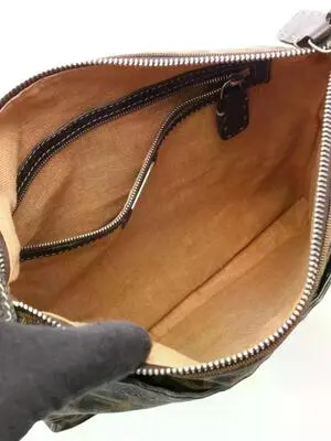 Fendi 2000-2010 Zucca Canvas Selleria Crossbody Bag