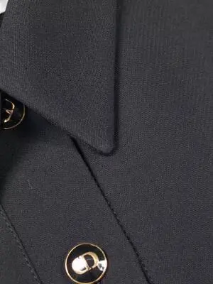 Dior Button-detail Mini Dress