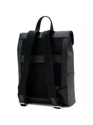 FERRAGAMO Monogram Backpack With Hug Buckle