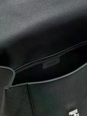 FERRAGAMO Monogram Backpack With Hug Buckle