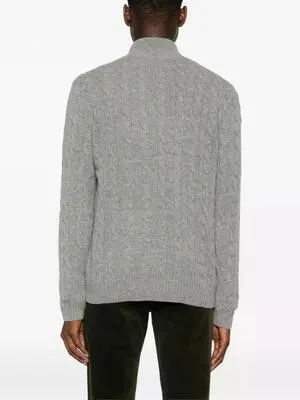Polo Ralph Lauren Cable-knit Cotton Quarter-zip Jumper