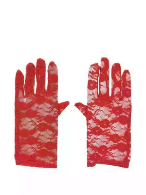 SUPER BLOND Floral-lace Gloves