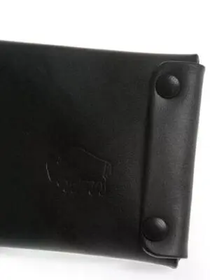 Il Bisonte Titano Logo-debossed Coin Pouch