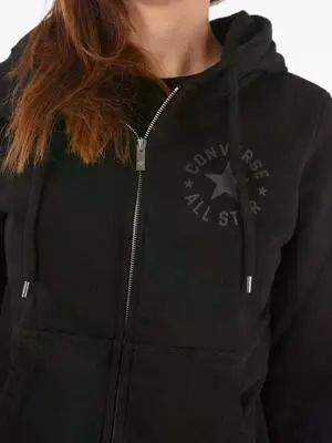 CONVERSE Logo-print Zip-up Hoodie