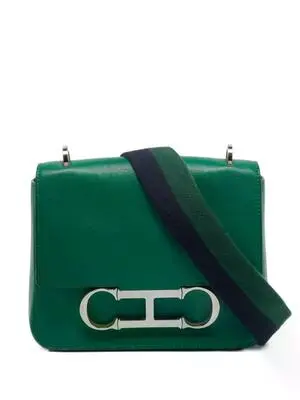 Carolina Herrera Medium Initials Insignia Shoulder Bag